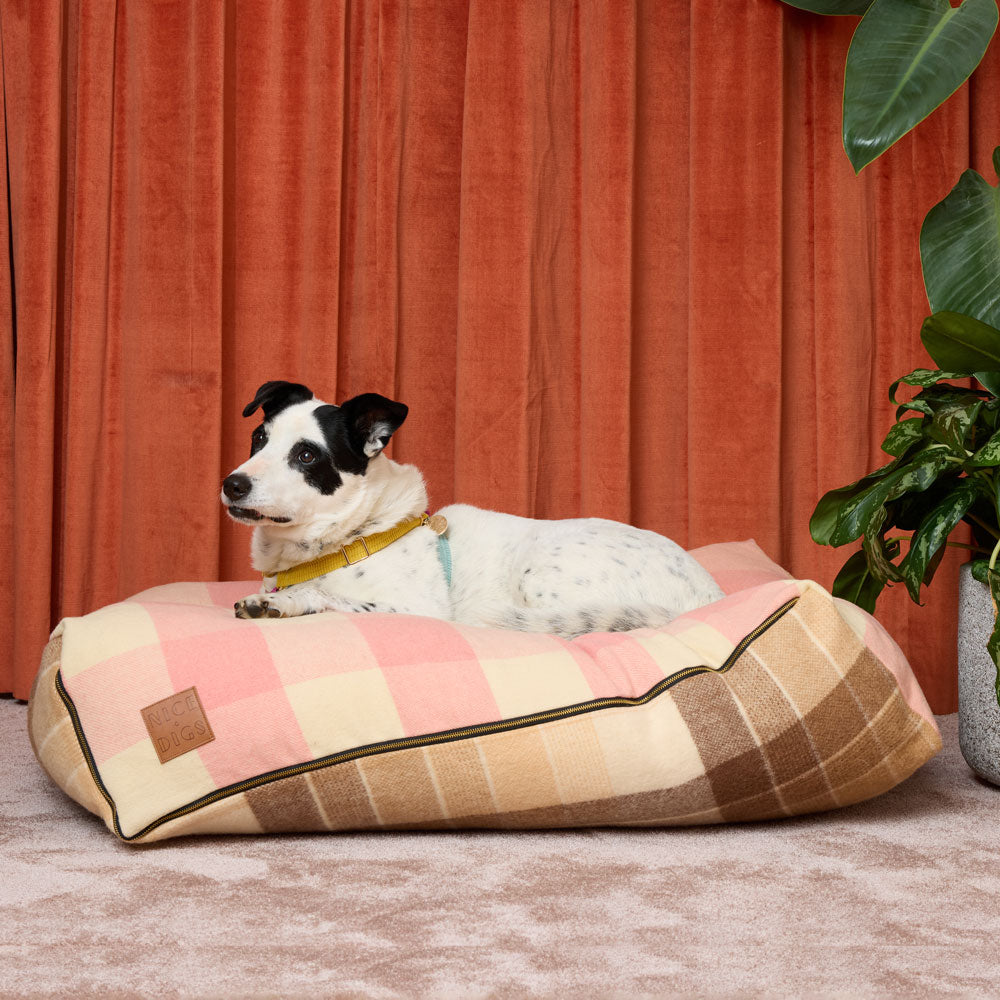 Wool Blanket Slouch Bed - Neapolitan Ice Cream