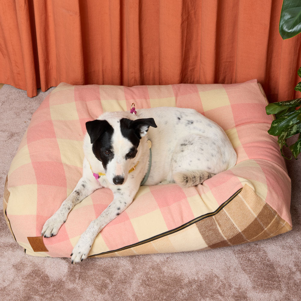 Wool Blanket Slouch Bed - Neapolitan Ice Cream
